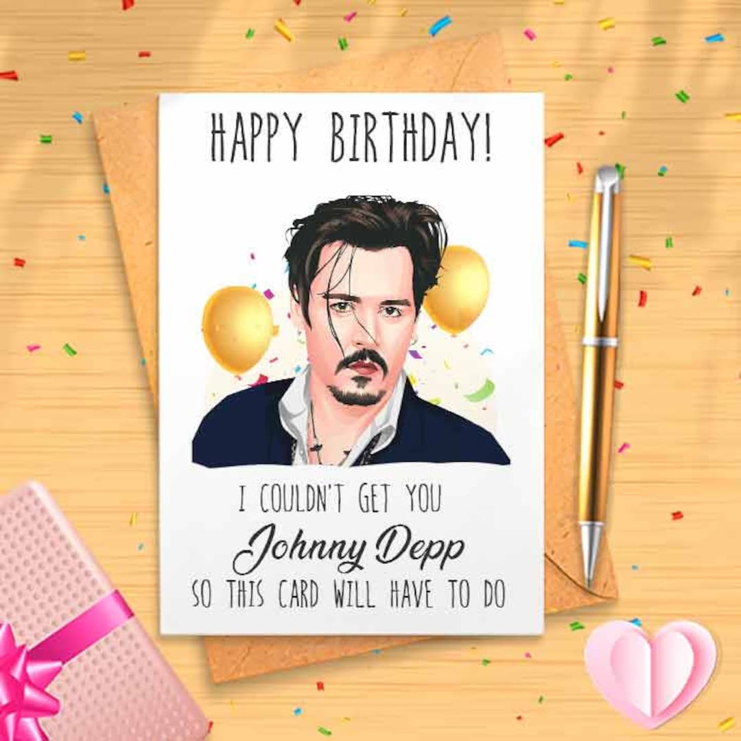 Funny Johnny Birthday Card Funny Birthday Card, Holiday Card, Happy ...