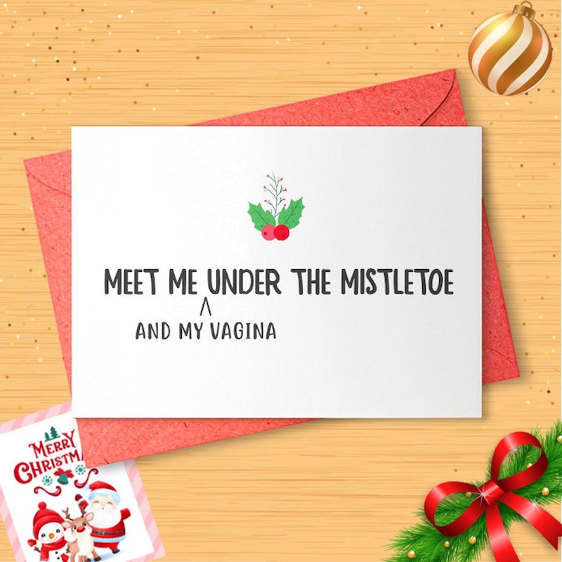 Sexy Christmas Card - Etsy