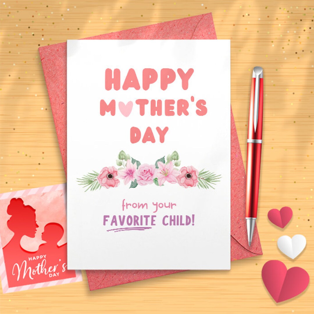 Loving Mother's Day Card From Kids - Heartfelt Gift, Greeting Card for ...