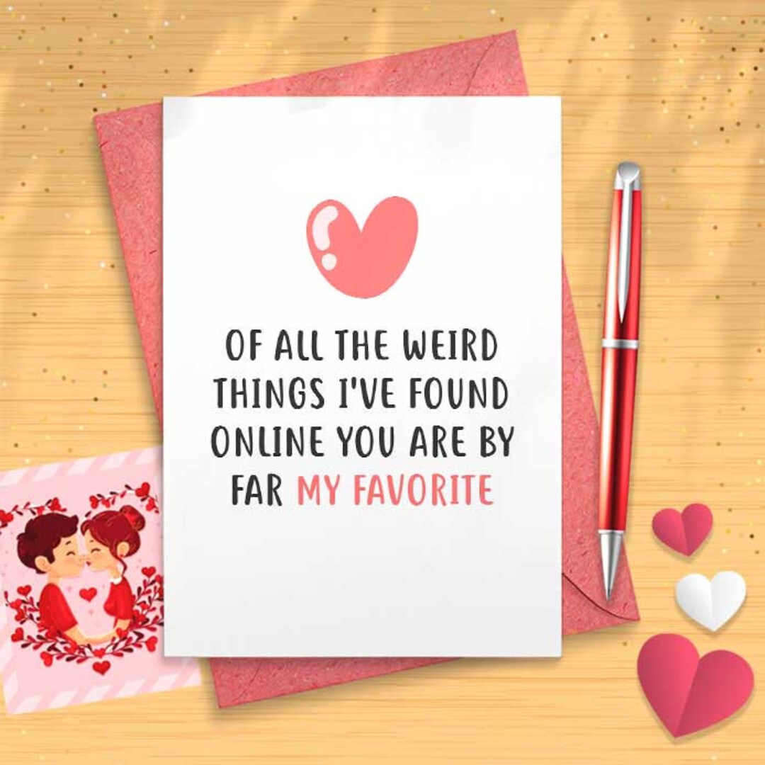 You Are My Favorite Online Couple Card - Sweet Online Dating Card ...