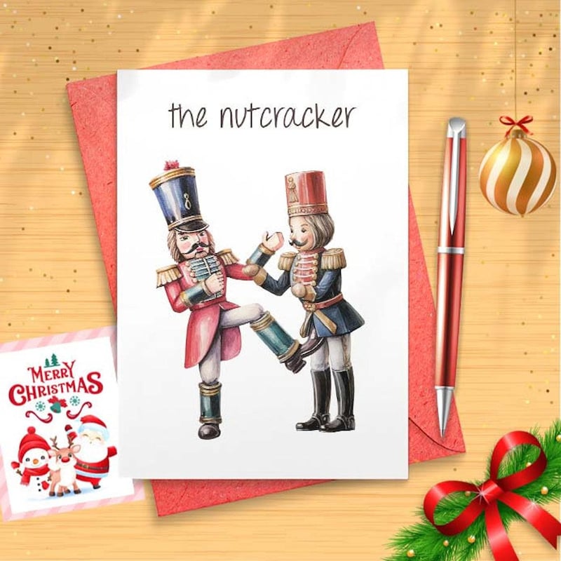 Nutcracker Card - Etsy