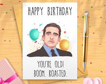 Michael Scott Card | Etsy