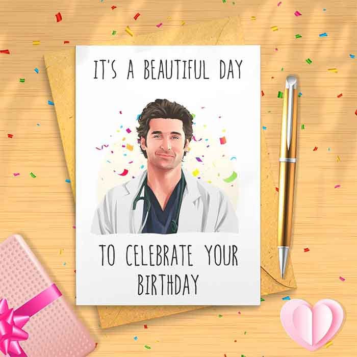 Funny Derek Birthday Card Funny Birthday Card Birthday | Etsy