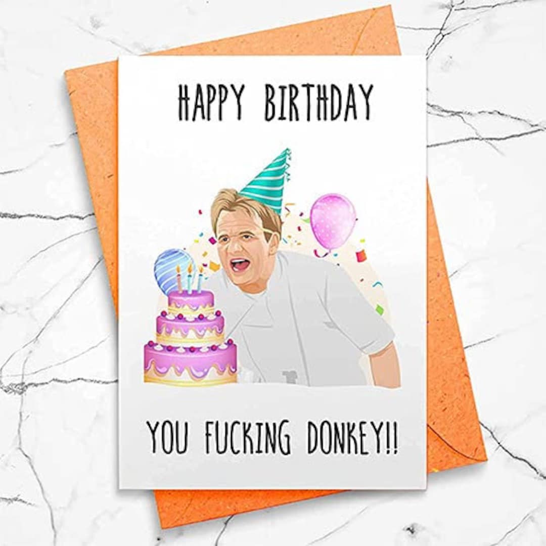 Funny Chef Birthday Card - Humorous Joke Card, Idiot Sandwich Meme ...
