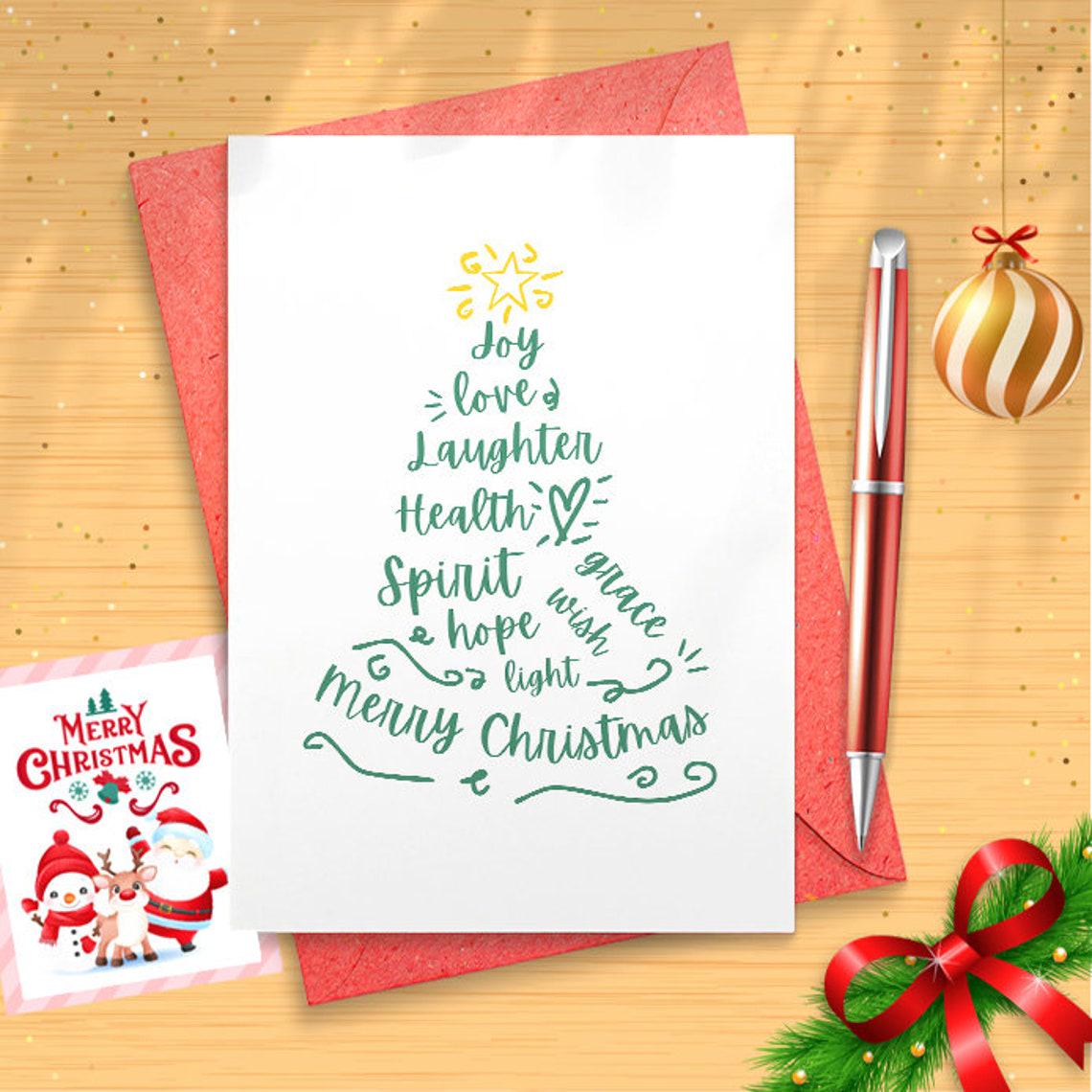 Jingle Bells - Bell Pepper Card, Funny Christmas Card, Christmas Tree ...