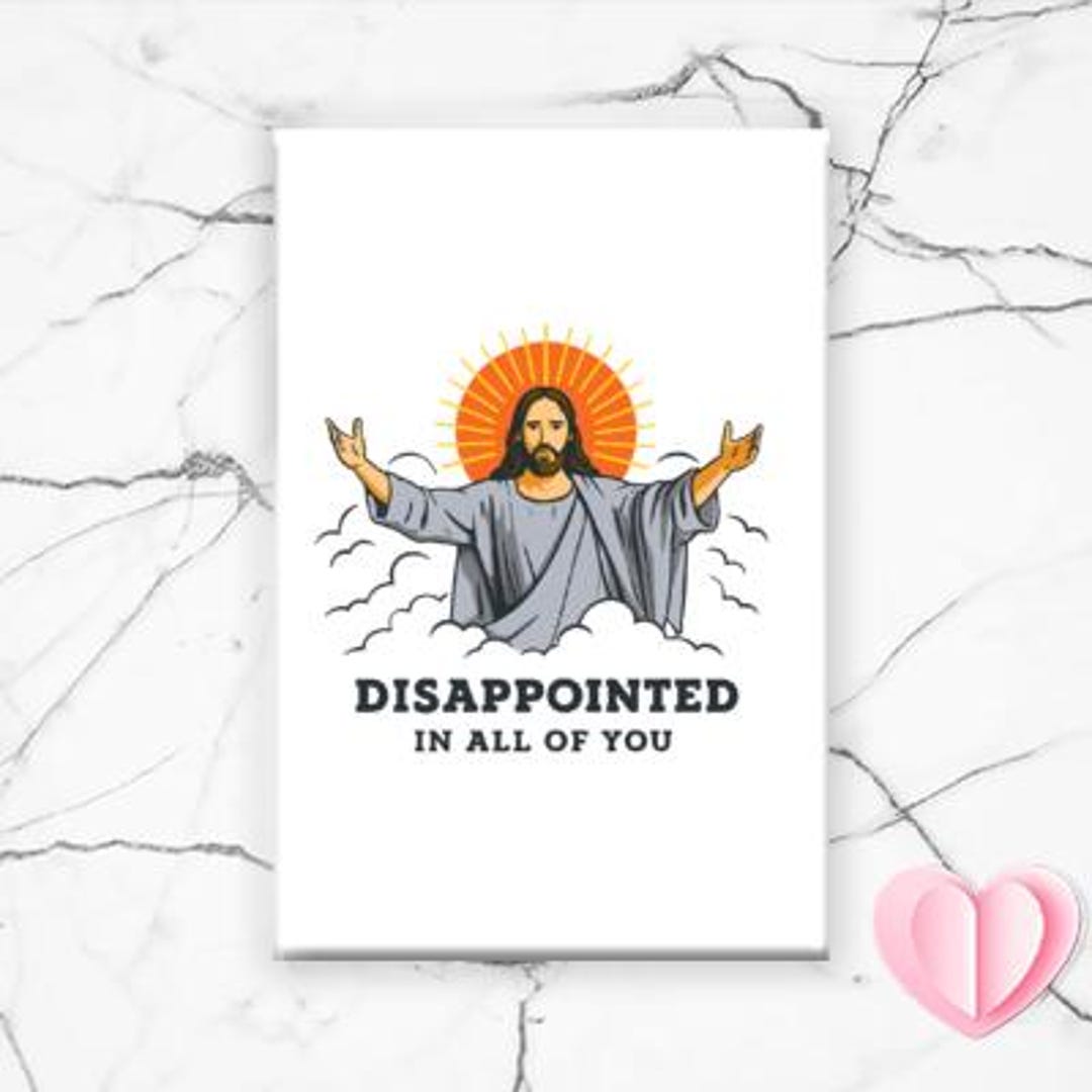 Jesus Disappointed in All of You, Funny Christmas 2024, Secret Santa ...