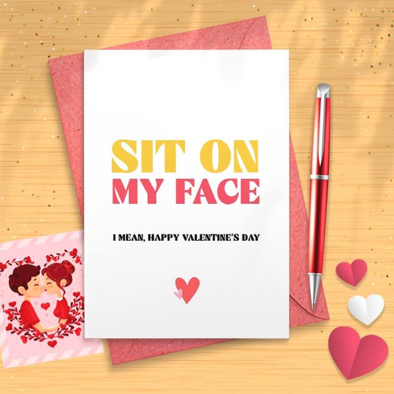 Silly Valentines Card - Etsy