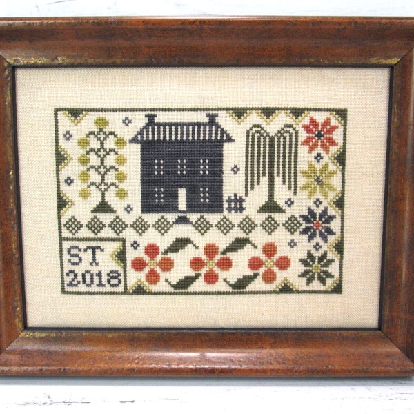 Completed Cross Stitch Samplers Framed - Etsy