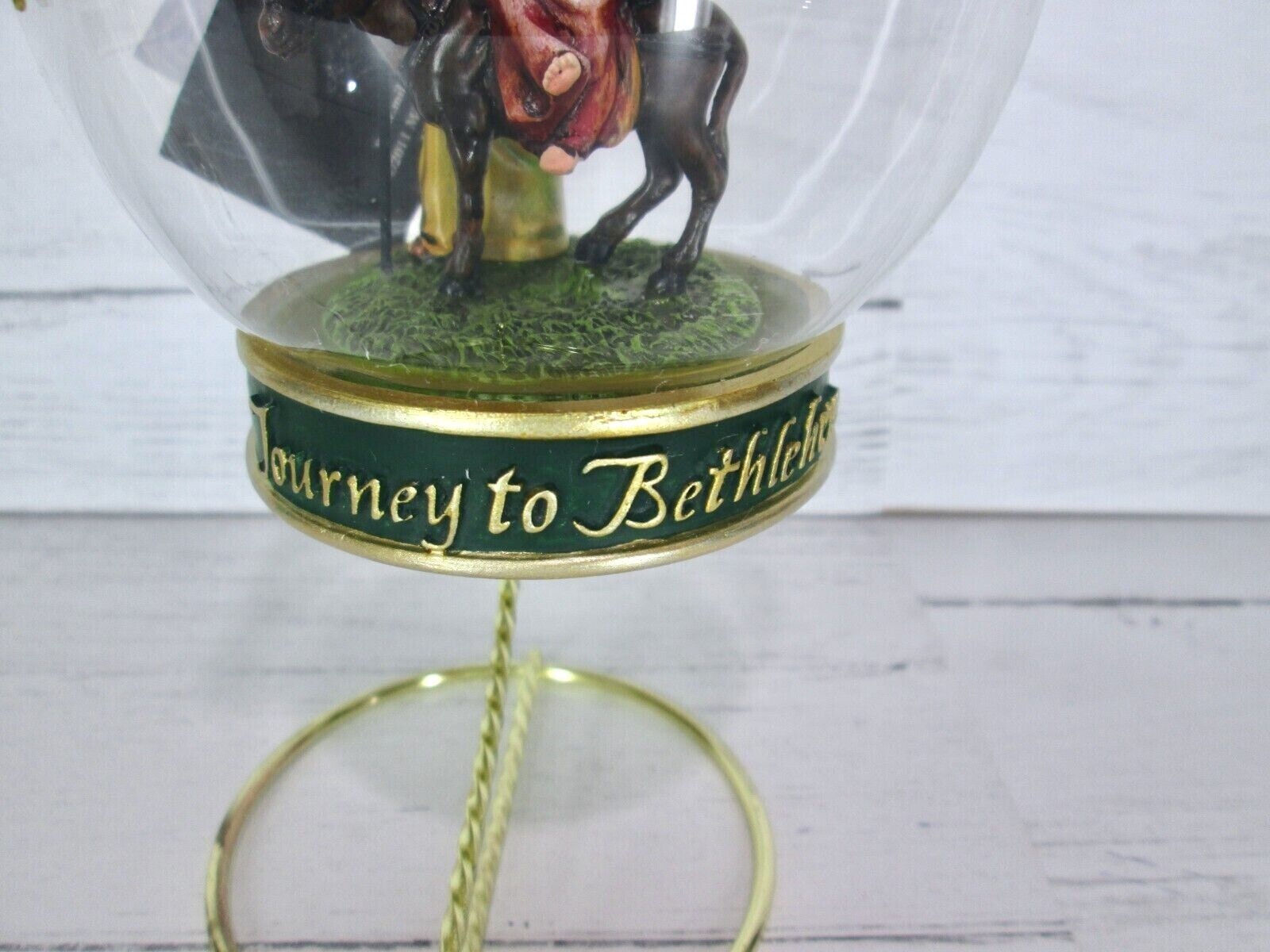 Flavia Milano Journey to Bethlehem Memory Globe Ornament Glass - Etsy UK