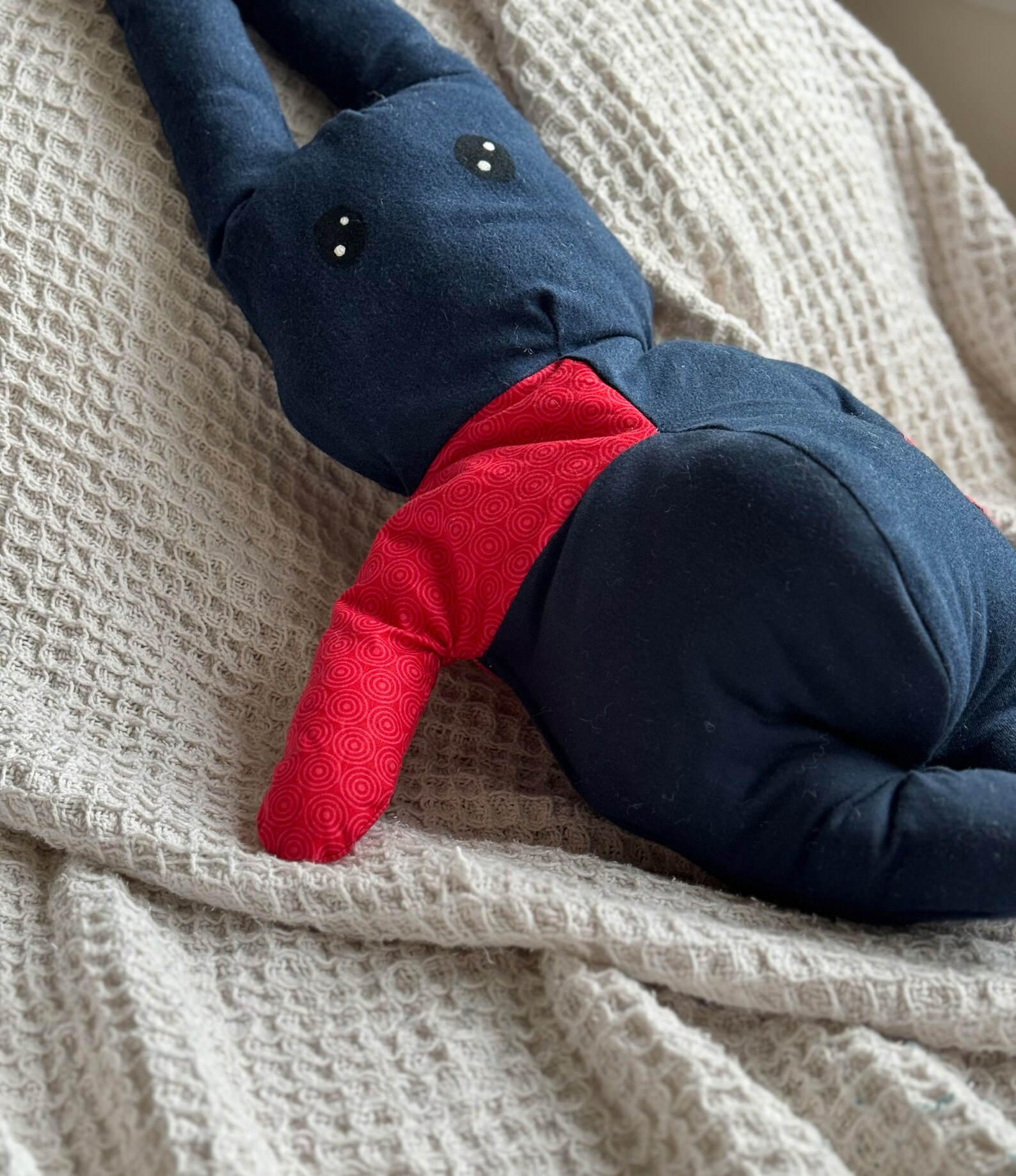Extra Large Tooka Doll Loth Cat Plush-bespin Blue & Red - Etsy