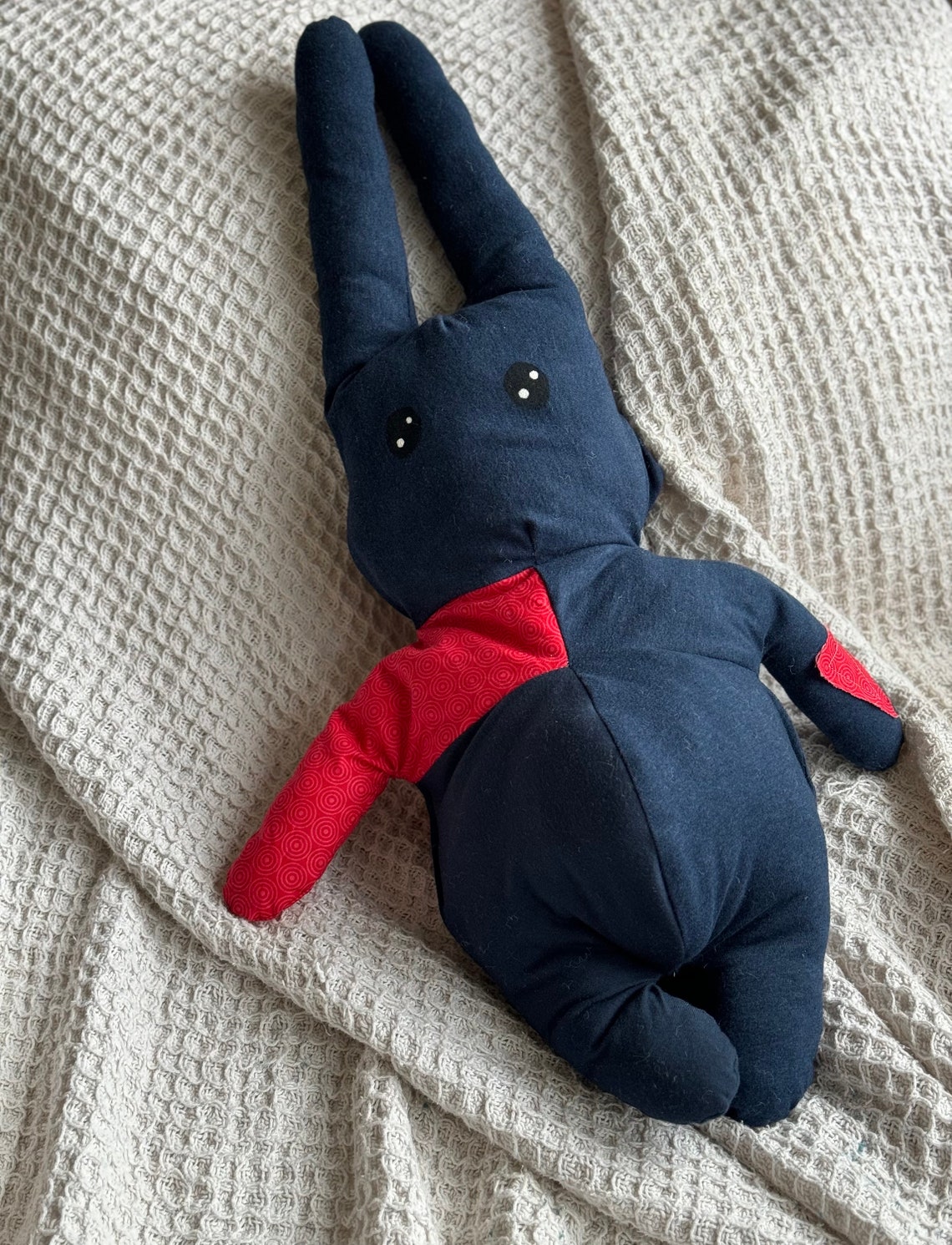 Extra Large Tooka Doll Loth Cat Plush-bespin Blue & Red - Etsy