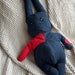 Extra Large Tooka Doll Loth Cat Plush-bespin Blue & Red - Etsy