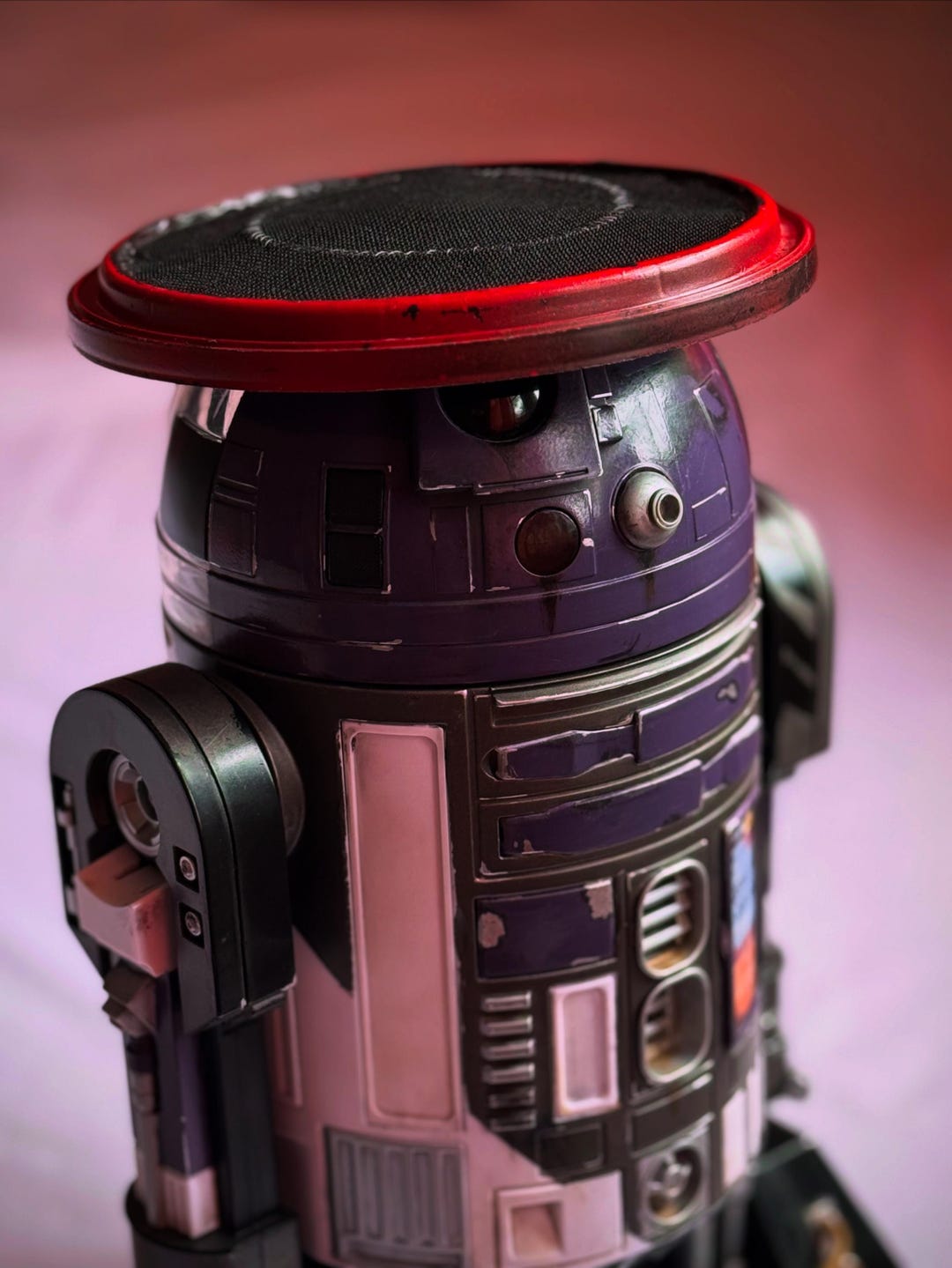 Bounty Hunter Droid Hat - Grimey Red & Black - Etsy