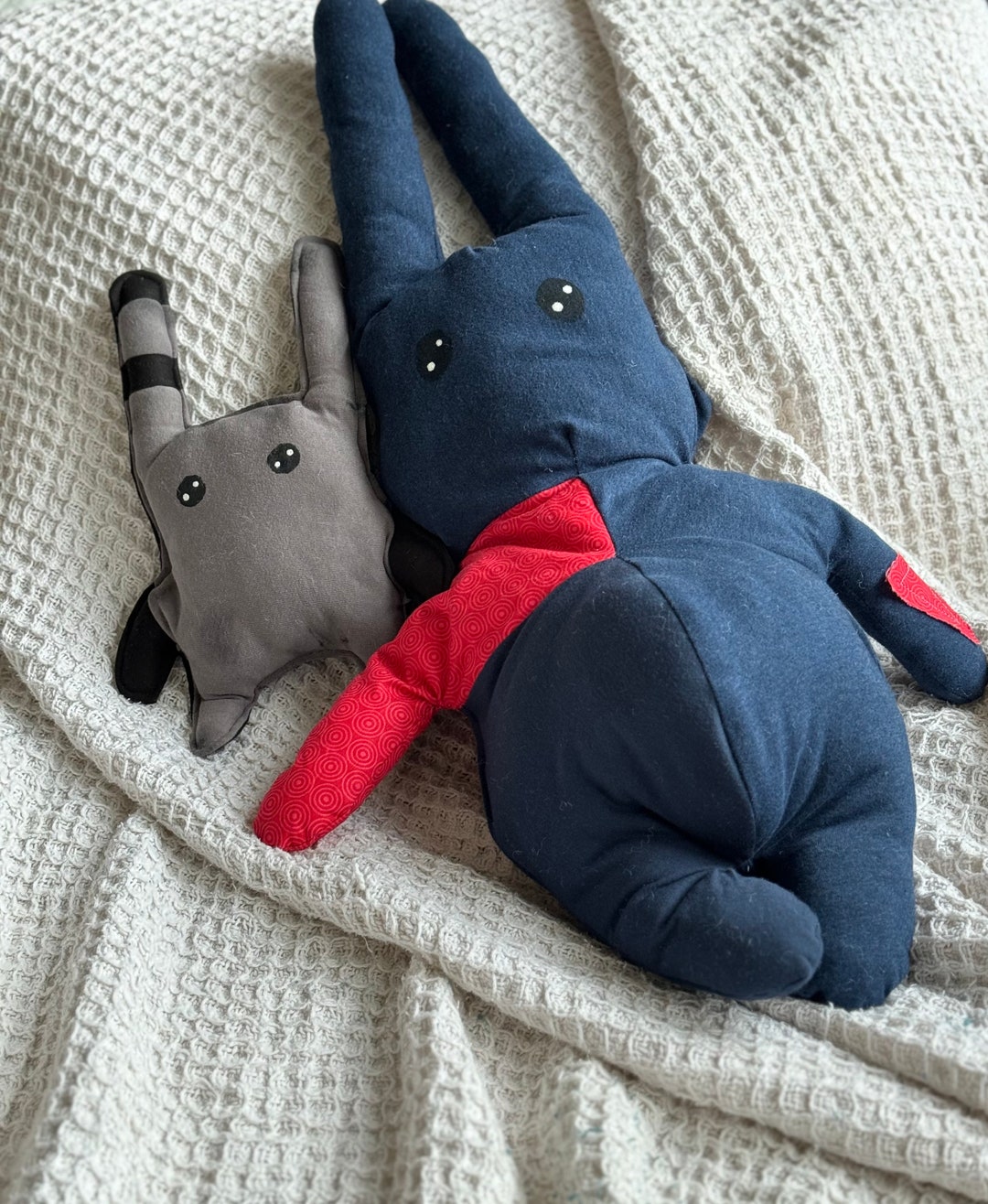 Extra Large Tooka Doll Loth Cat Plush-bespin Blue & Red - Etsy