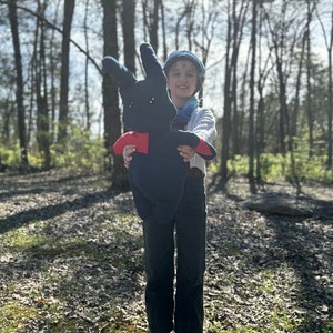 Extra Large Tooka Doll Loth Cat Plush-bespin Blue & Red - Etsy