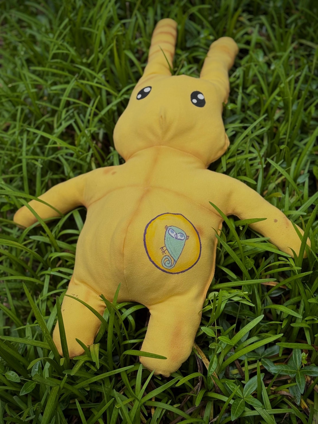 Large Tooka Doll Loth Cat Plush-morai Yellow - Etsy