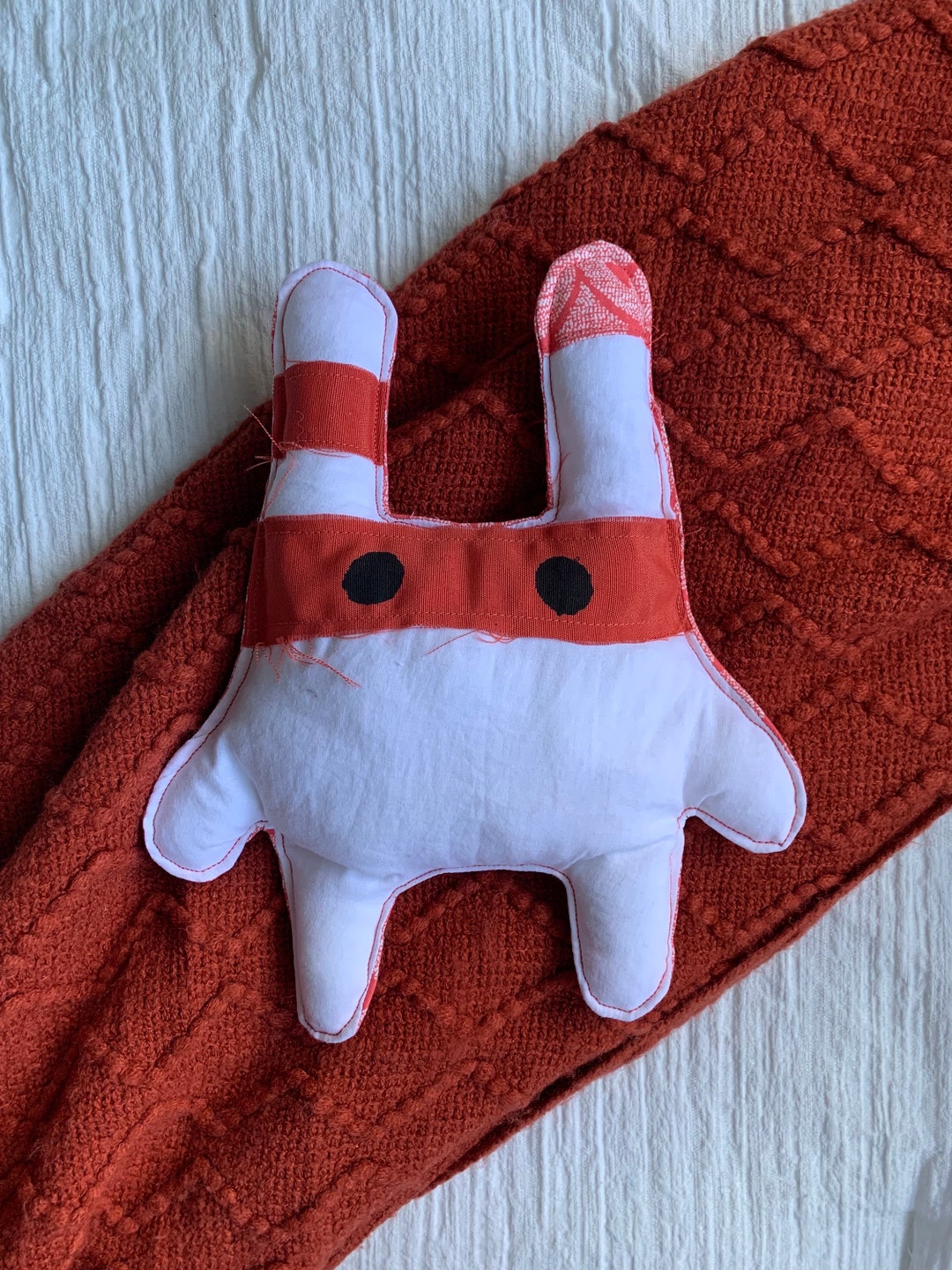 Small Tooka Doll Loth Cat Plush Bespin Coral and White - Etsy