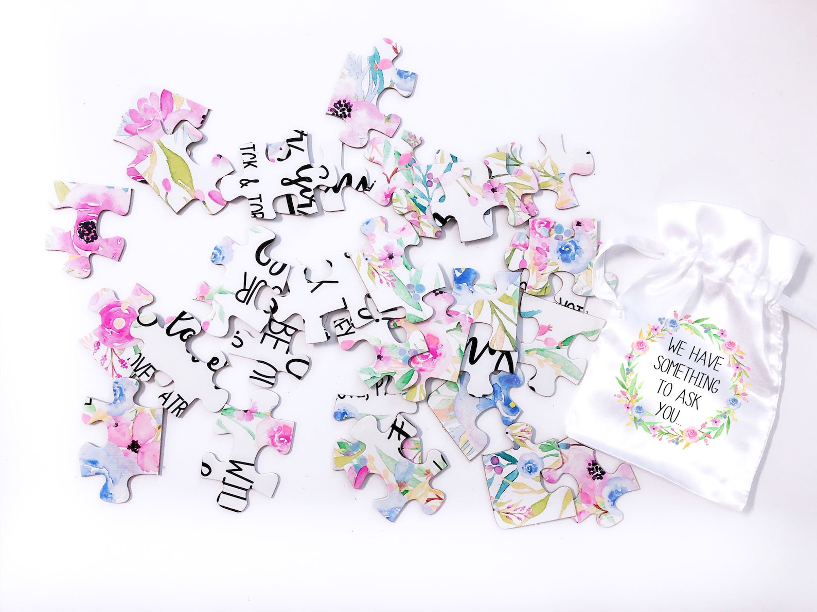 Custom Puzzle Branded Logo Puzzles Wedding Favor Gifts Personalized ...