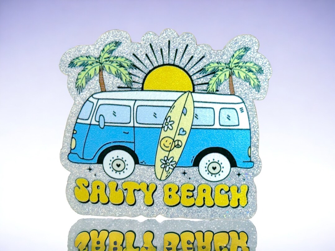 Salty Beach Hat Patch, Funny Summer Hat Patch, DTF Transfer or ...