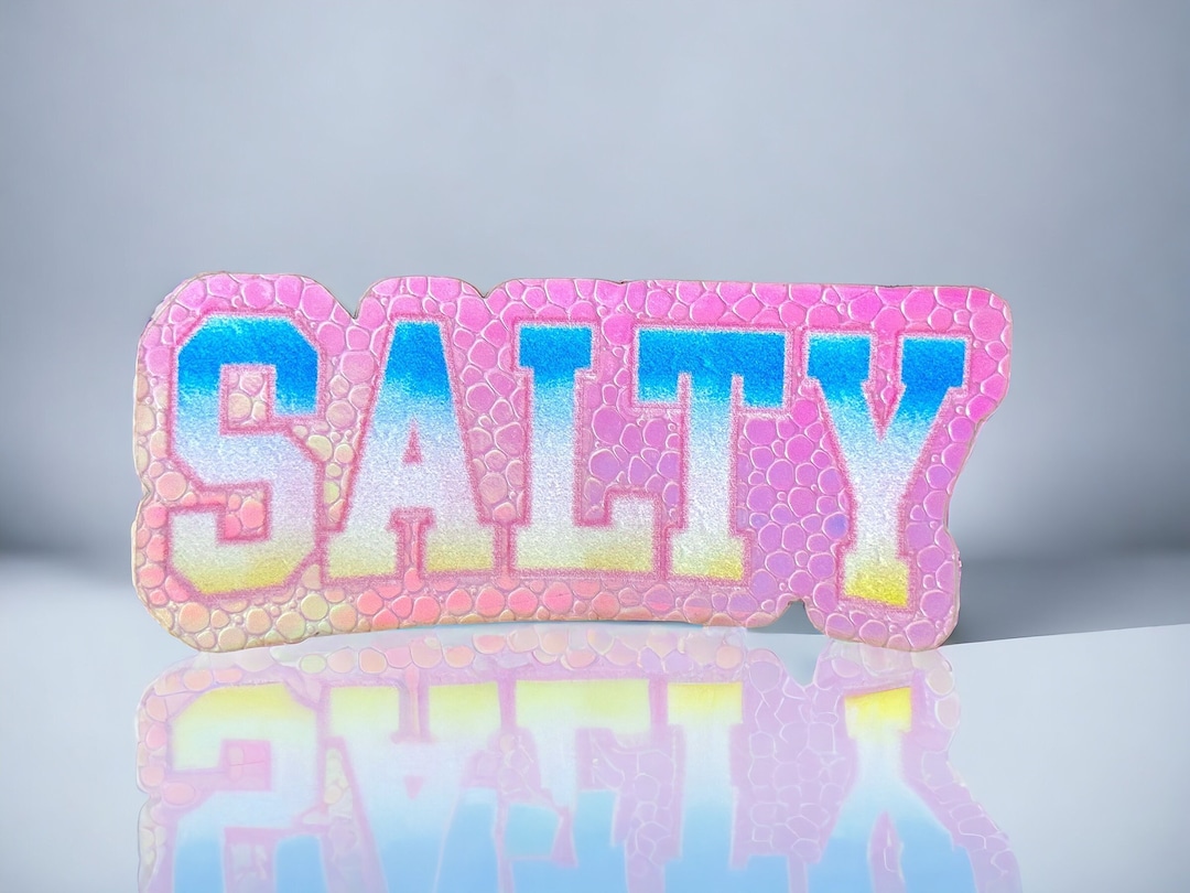 Salty Hat Patch, Beach Hat Patch, DTF Transfer or Sublimation Transfer ...