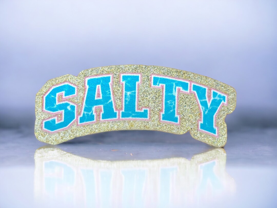 Beach Hat Patch, Salty Hat Patch, DTF Transfer or Sublimation Transfer ...