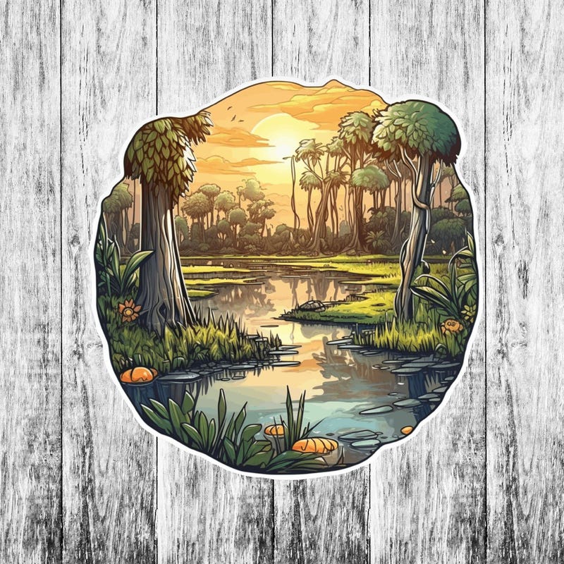 Swamp Scene - Etsy