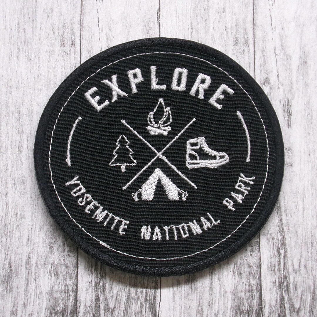 Yosemite National Park Embroidered Patch Iron On/sew on Custom Badge ...
