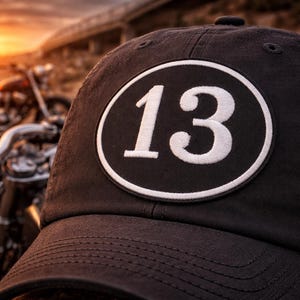 Lucky Number 13 Patch/iron-on Patch/biker Vest/outlaw Symbol/motorcycle ...