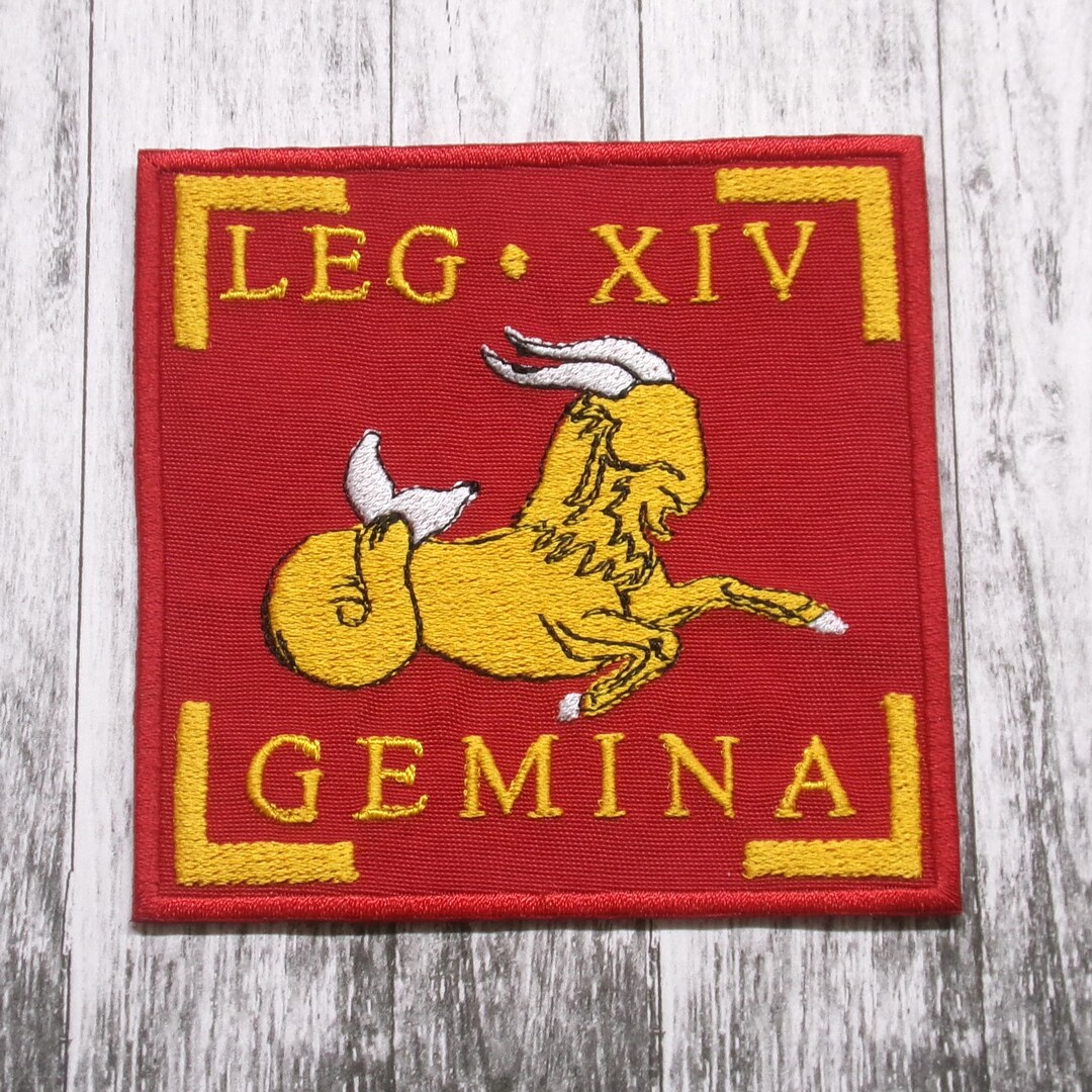 Legio XIV Gemina Roman Legion Patch – Embroidered Iron-on SPQR Military ...