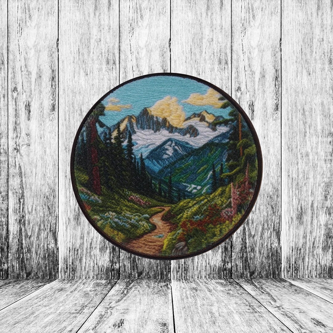 Mountain Forest Patch/iron-on Patch/nature Badge/travel Souvenir Gifts ...