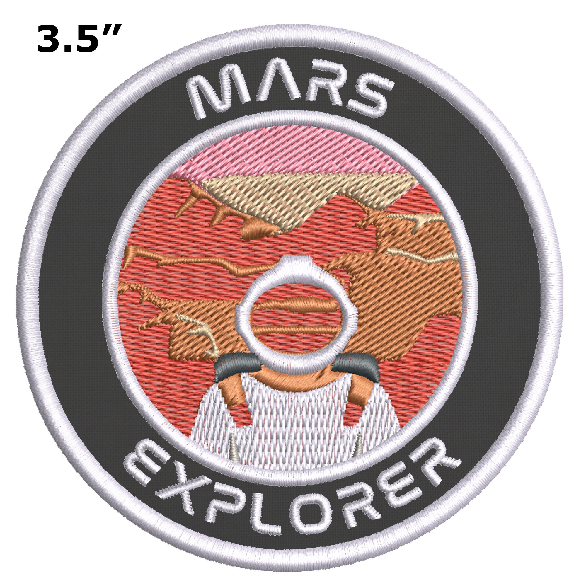 Mars Explorer Embroidered Patch Iron-on/sew-on Custom - Etsy