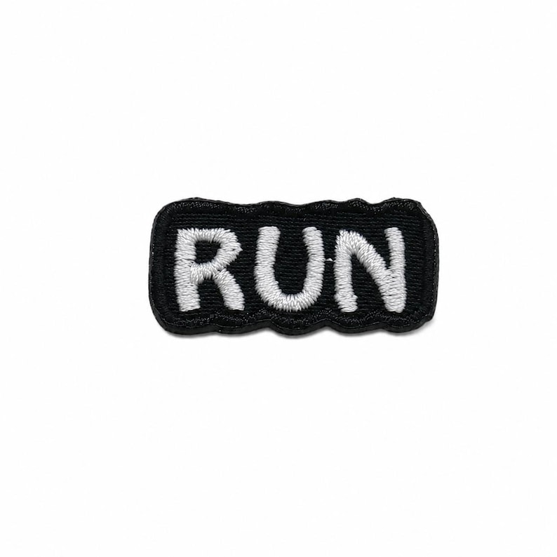 Run Patch/iron-on Patch/athletic Badge/positive Message/marathon Runner ...