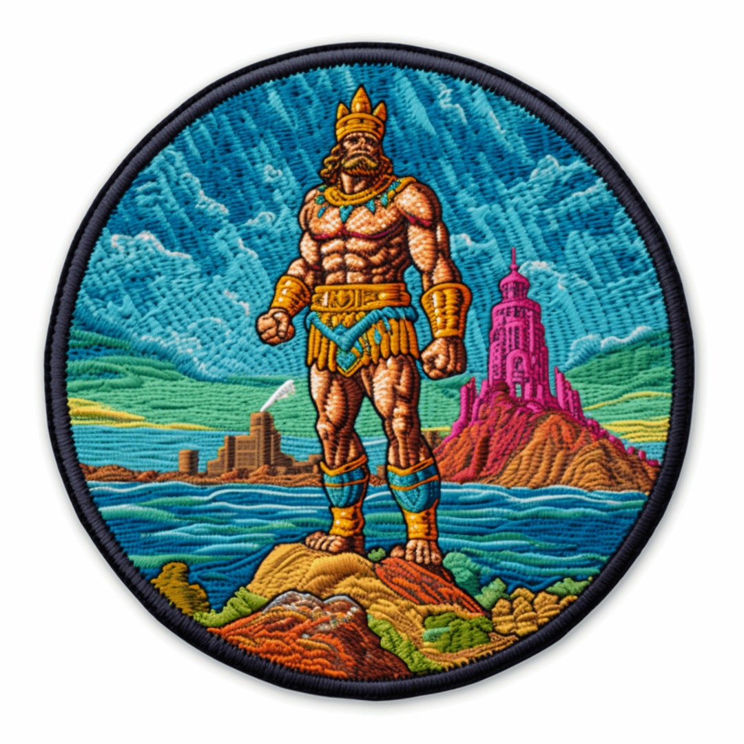 Aztec God Patch Iron-on/sew-on Applique for Vest Jacket Bag Clothing ...