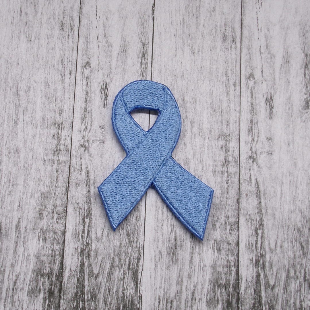 Prostate Cancer Awareness Ribbon Embroidered Iron on Patch Gifts ...