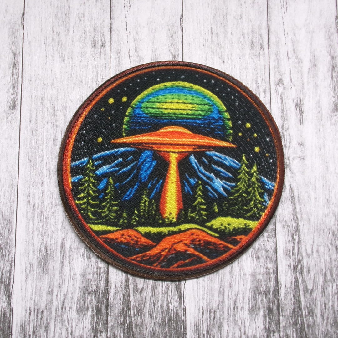 Iron-on UFO Patch/sew-on Applique for Jackets & Clothing/backpacks/sci ...
