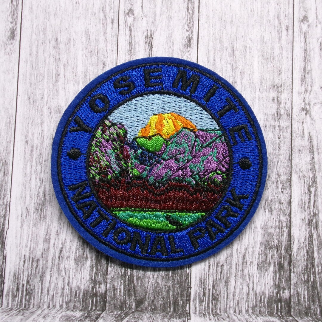 Yosemite Park Patch/iron-on Embroidered Applique for Jacket & Clothing ...