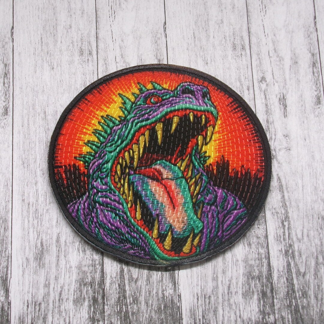 Iron-on Kaiju Patch/sew-on Applique for Jackets & Clothing/backpacks ...