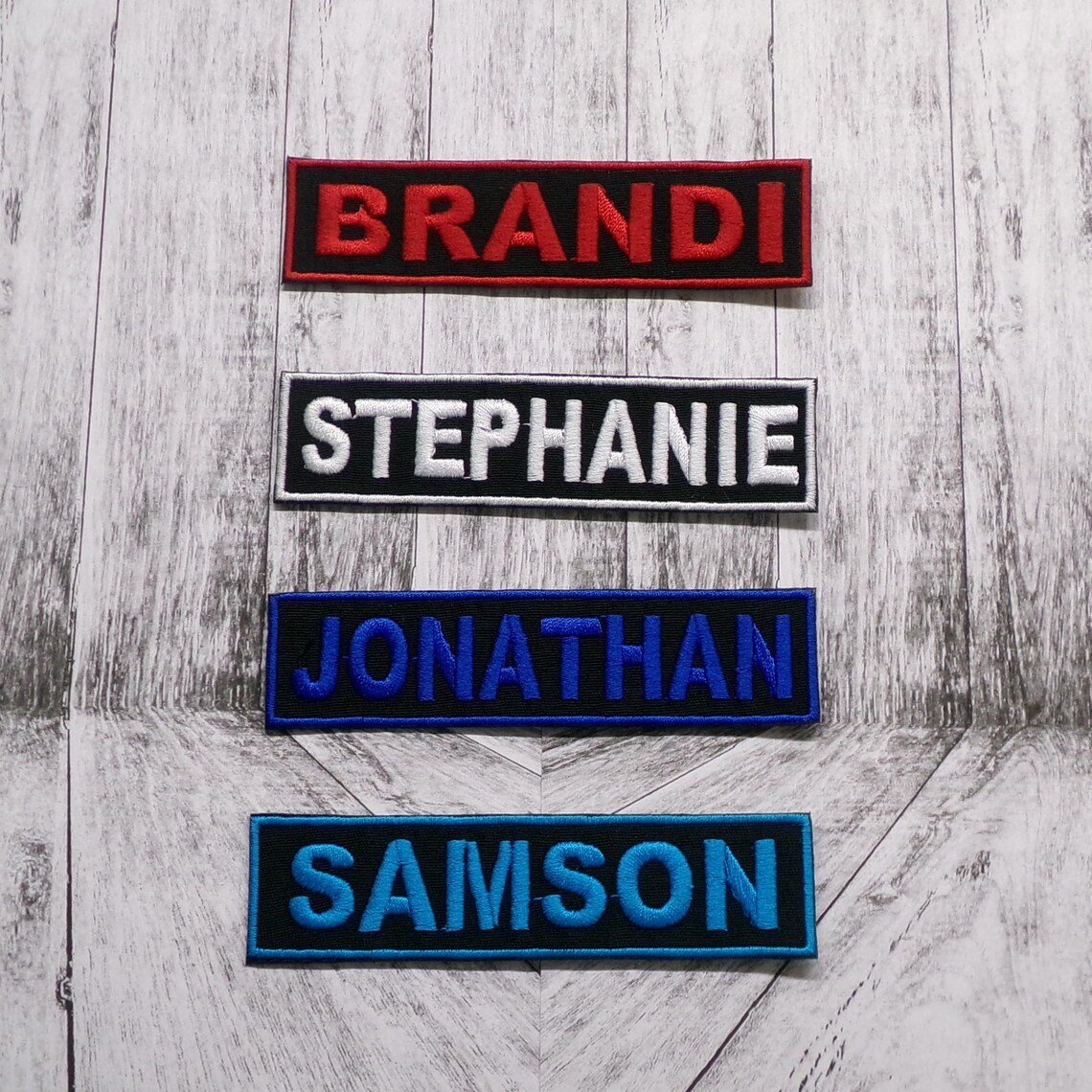 Custom Name Tag Patch/sew-on Applique for Backpack & Clothing/hat ...