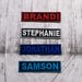 Custom Name Tag Patch/sew-on Applique for Backpack & Clothing/hat ...