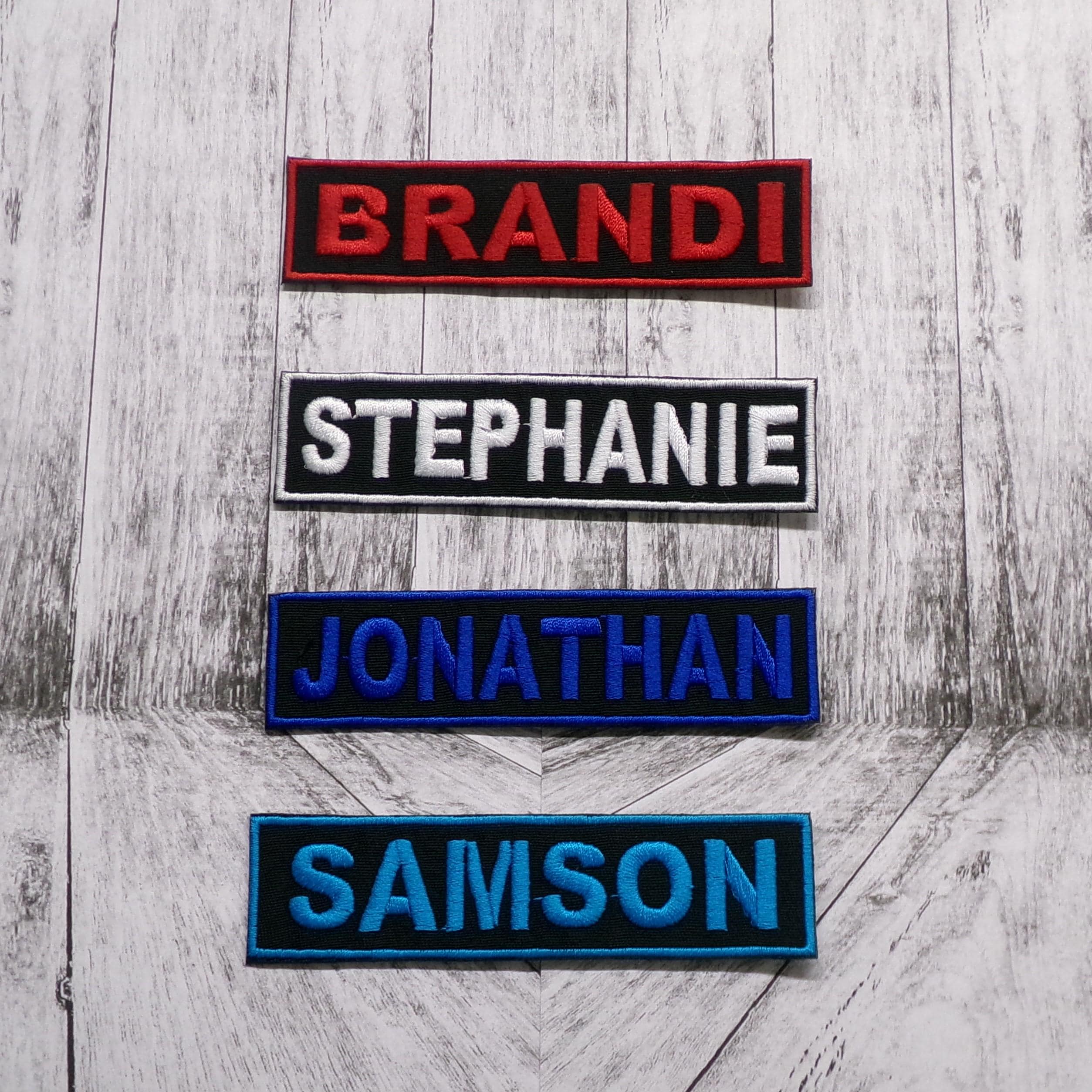 Custom Name Tag Patch/sew-on Applique for Backpack & Clothing/hat ...
