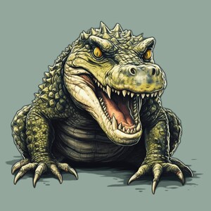 American Alligator Sticker, Wild Animal Sticker, Vinyl Stickers Decals ...