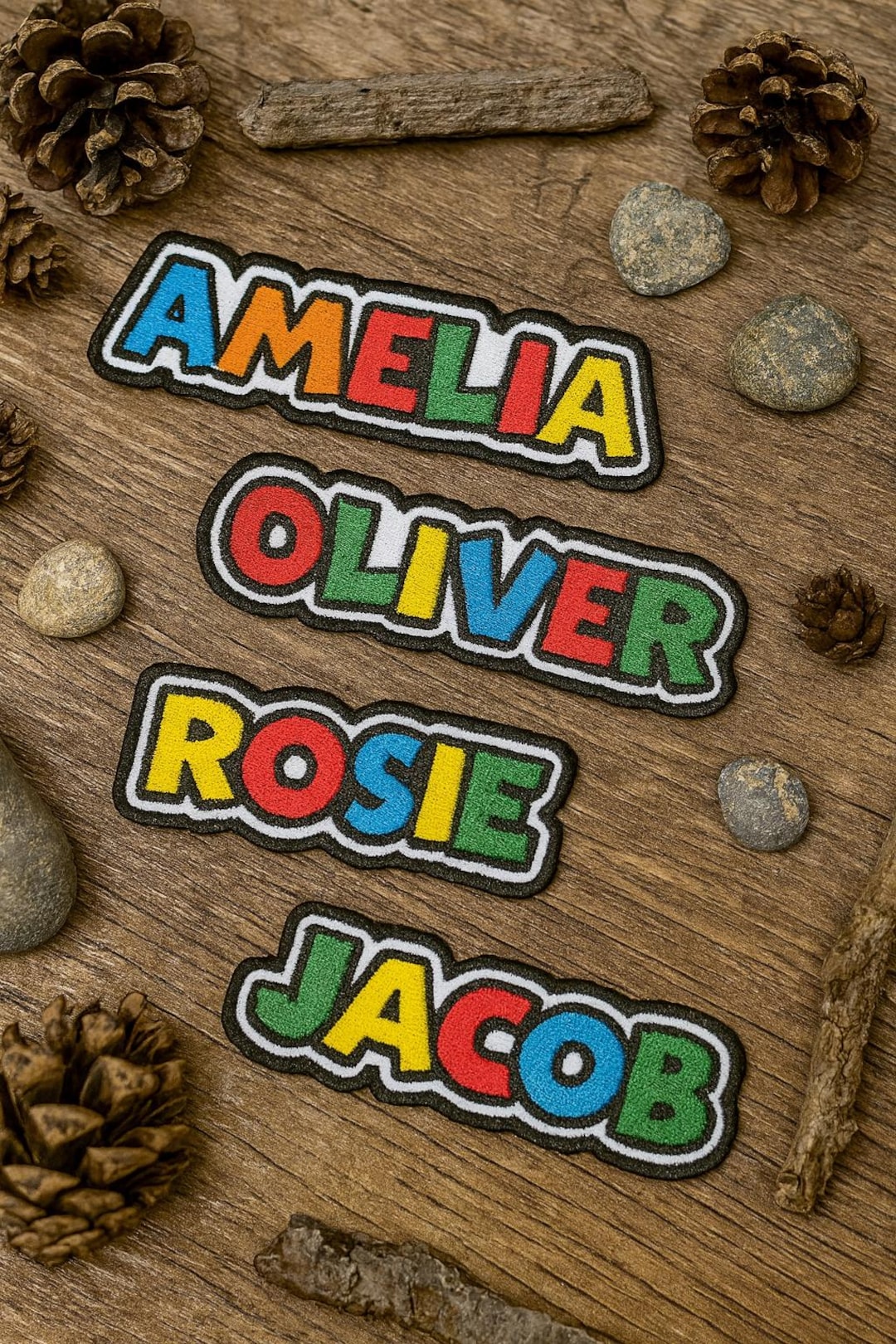 Custom Name Video Game Style Embroidered Patch, Personalized Text ...