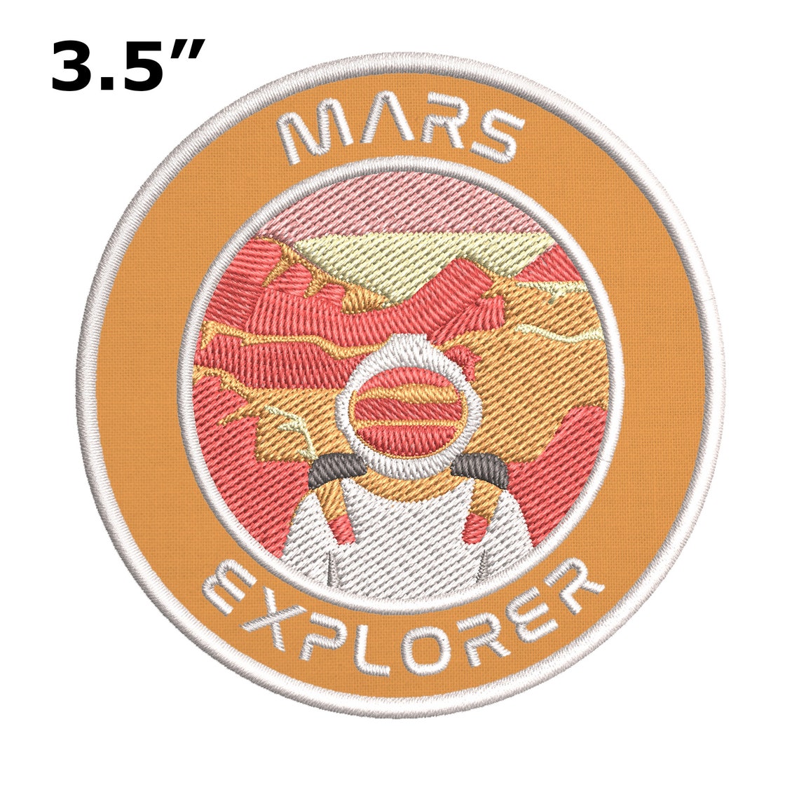 Mars Explorer Embroidered Patch Iron-on/sew-on Custom | Etsy