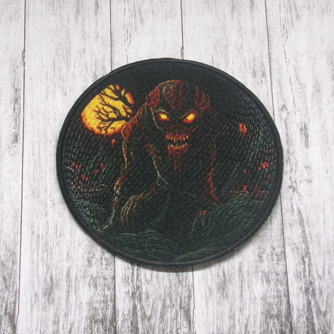 Demon Patch Iron-on/sew-on Applique for Vest Jacket Clothing Backpack ...