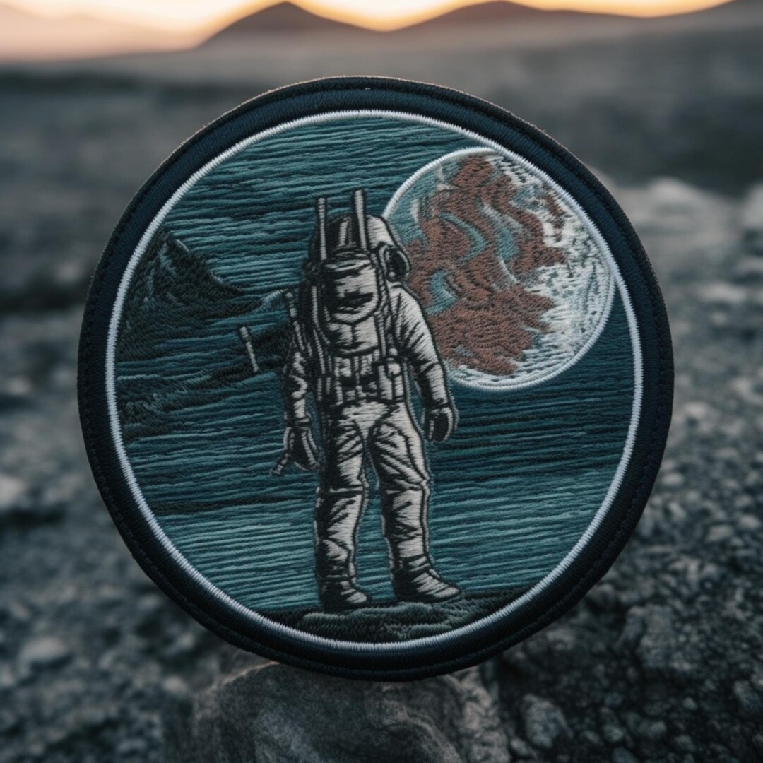 Space Astronaut Patch Iron-on/sew-on Applique for Vest Jacket Bag ...