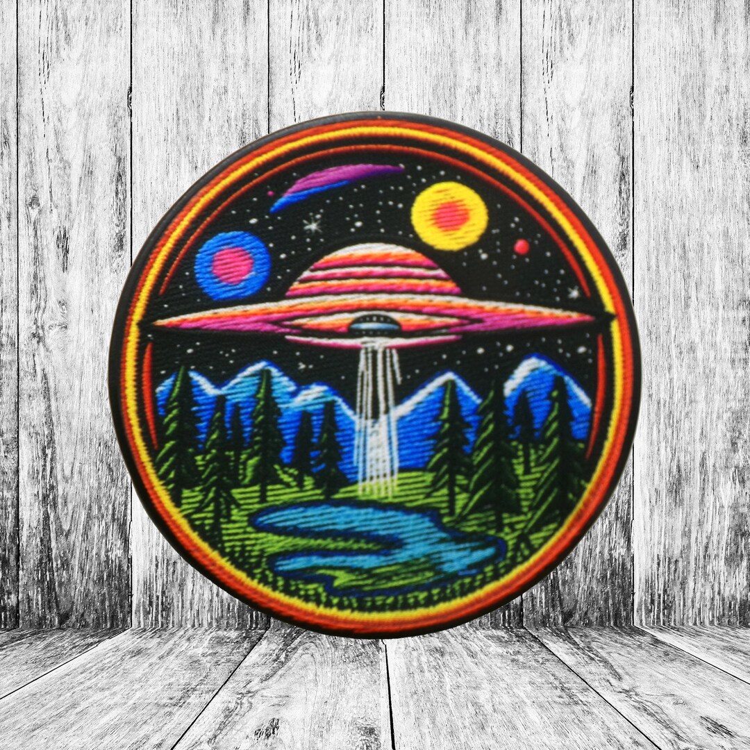 Iron-on UFO Patch/sew-on Applique for Jackets & Clothing/backpacks/sci ...