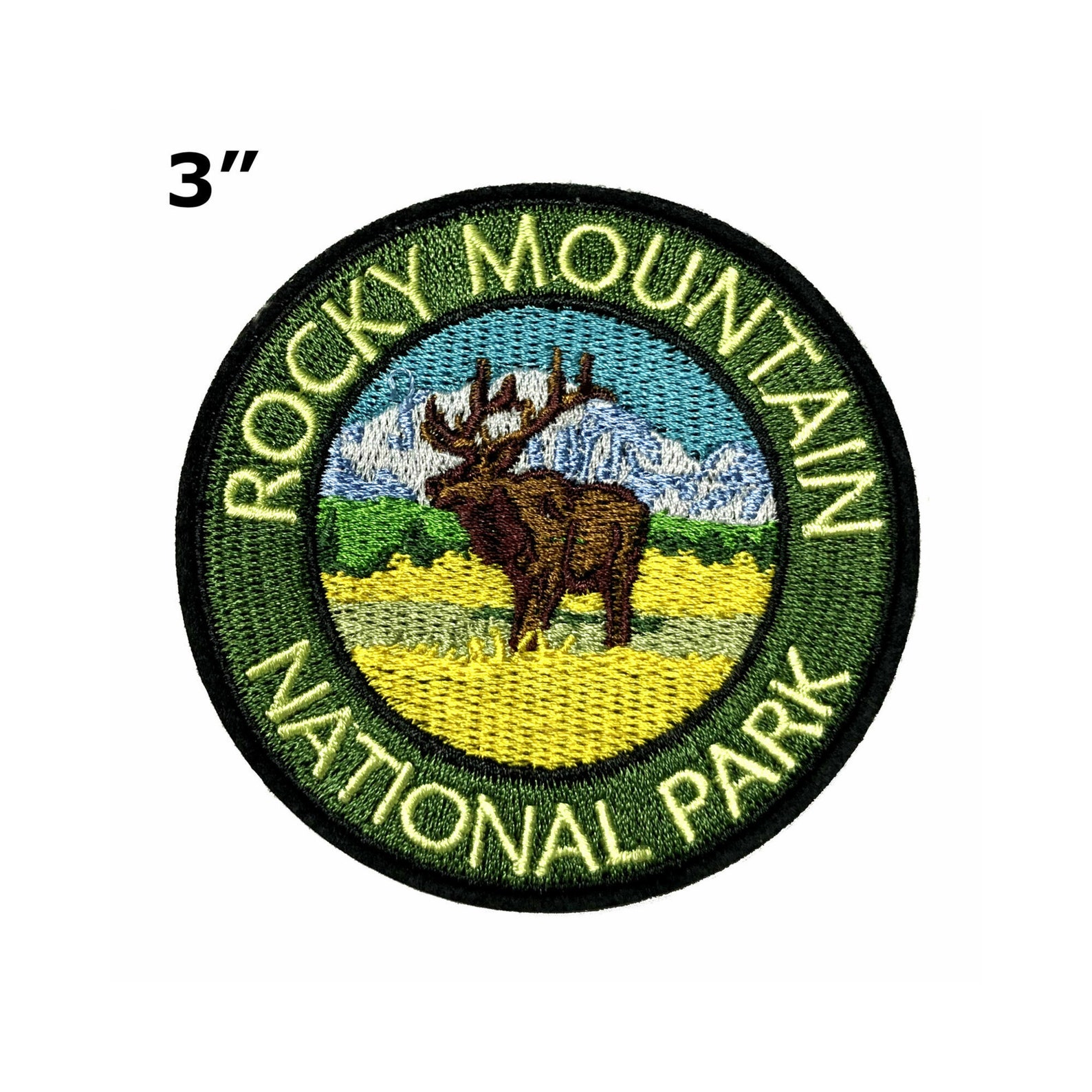 Rocky Mountain National Park Embroidered Patch Iron on Badge - Etsy