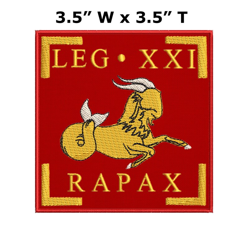 Legion XXI RAPAX Embroidered Iron-on/Sew-on Patch Applique | Etsy
