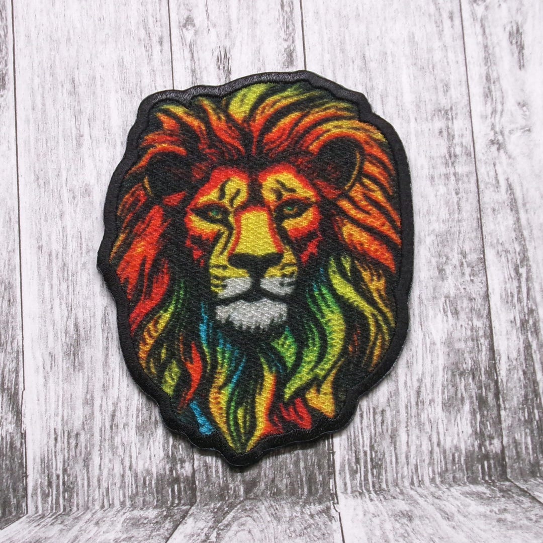 Lion of Judah Patch Iron-on/sew-on Applique for Clothing Vest Backpack ...