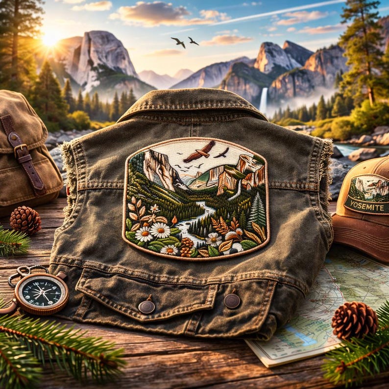 Yosemite Patch/iron-on Patch/national Park/nature Badge/souvenir Gift ...